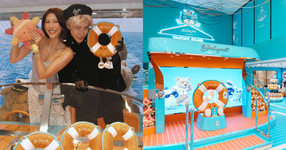 Jellycat Yacht Club 全球首度聯乘隆重登陸海港城連卡佛！一起跳上 Jellycat 的夢幻遊艇