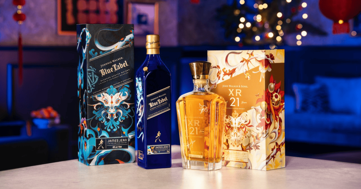 Johnnie Walker攜手亞裔美藉視覺藝術家簡明（James Jean）全新 Blue Label 農曆新年限量版